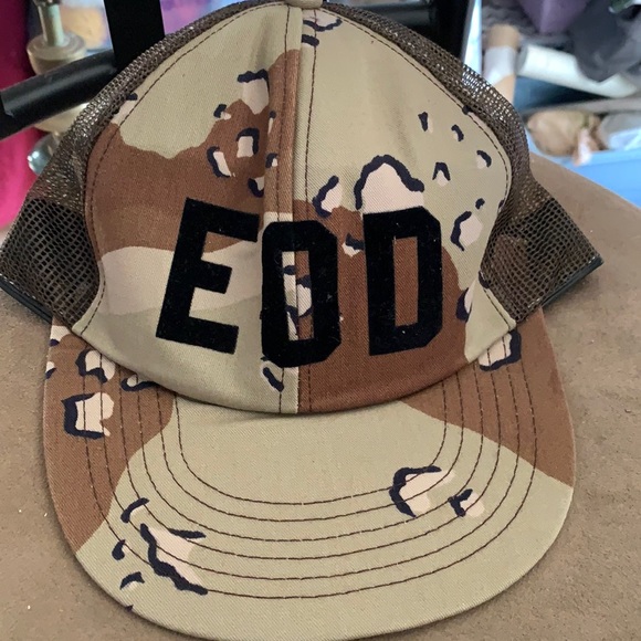 Accessories | Explosive Ordinance Eod Camo Military Hat Cap New Thank ...